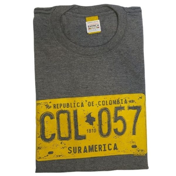 Camiseta Urbana Medellín - Placa MDE-574 - Extragrande - Colombia Exótica